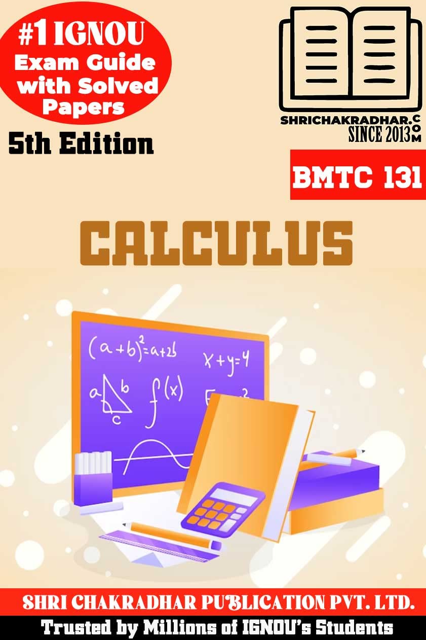 Buy IGNOU BMTC 131 Help Book Calculus 5th Edition (IGNOU Study Notes ...