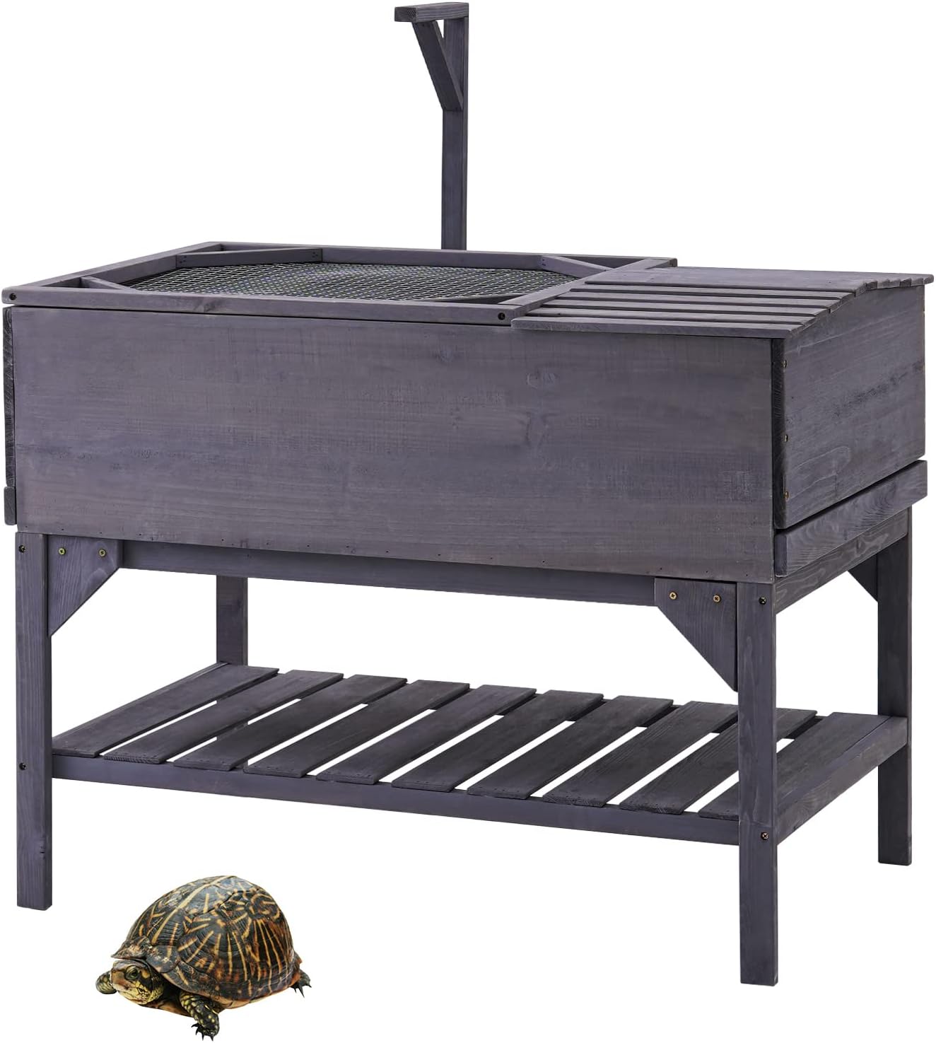 Amazon.com : 2 Tier Tortoise House Large Tortoise Habitat Cage ...