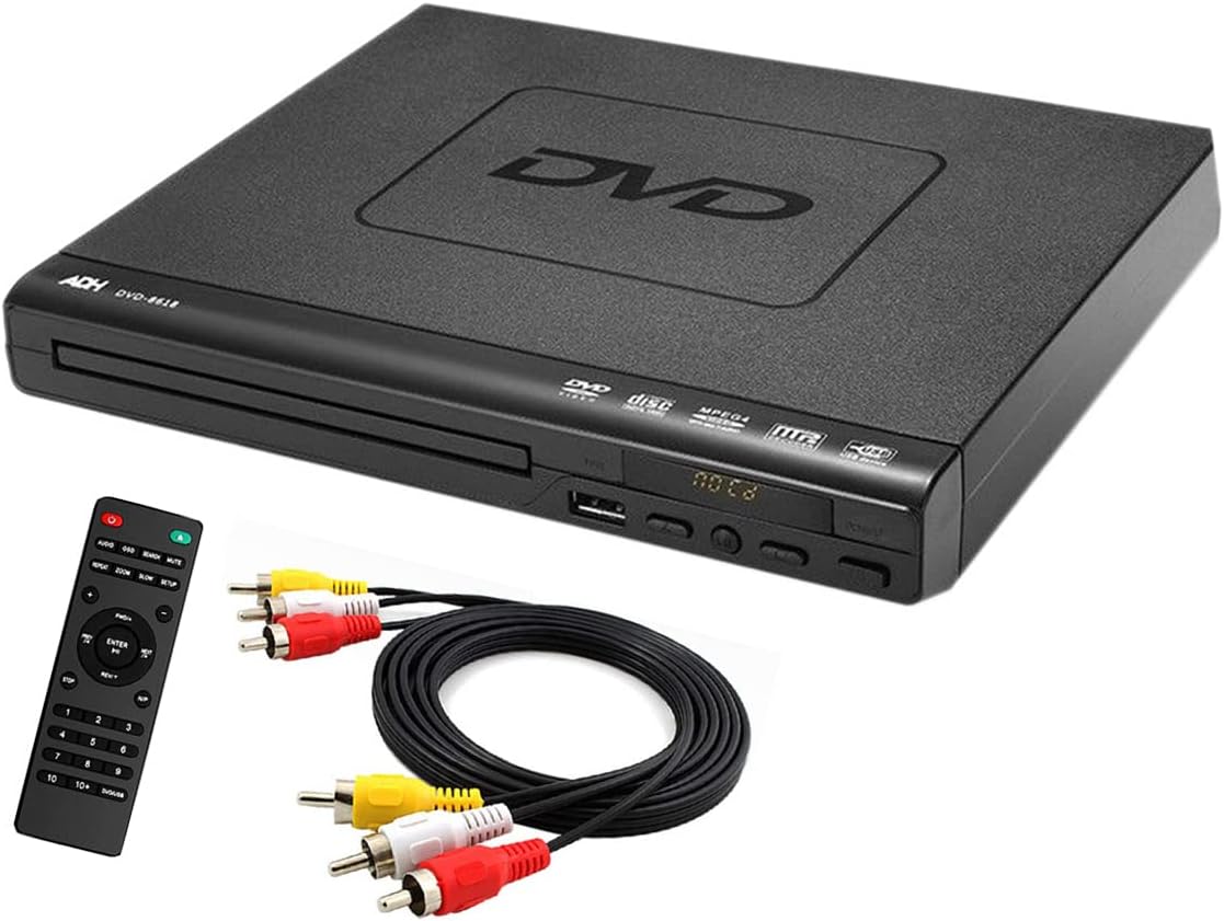 Nicoone DVD Player for TV, USB 3.0 Slim Portable DVD Burner/Writer ...