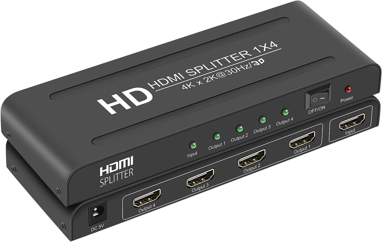 Amazon.com: DVI Splitter 1 in 2 Out 2 Port DVI Dual Monitors ...