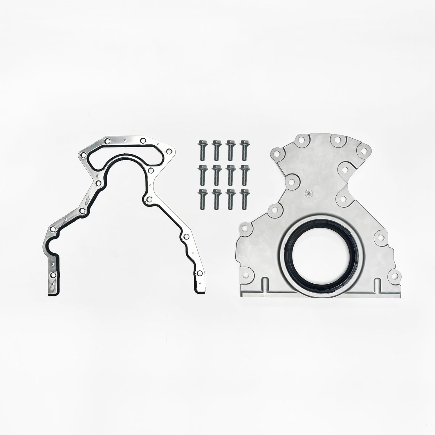 Amazon.com: Sumyola Rear Main Seal Gasket Cover & Bolts GM CHEVY LS ...