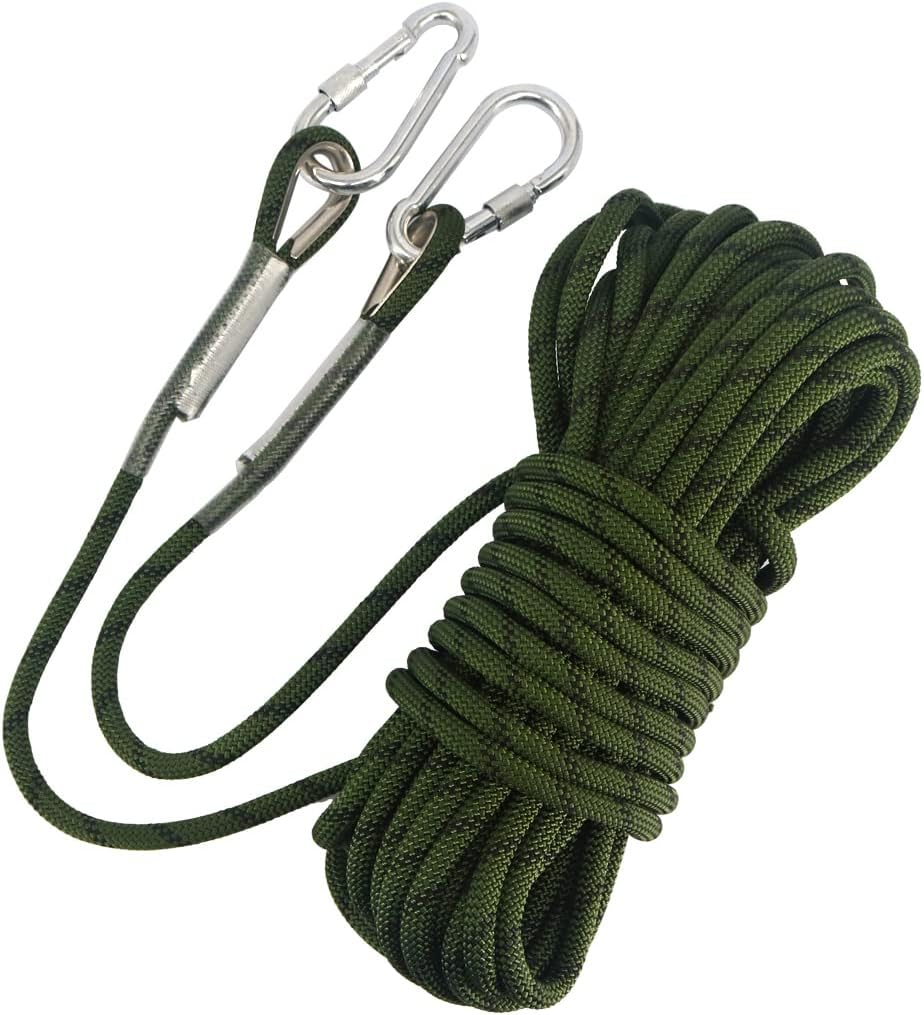 NewDoar 12KN/23KN Corda da Arrampicata Statica 10mm(3/8in) Attrezzatura ...