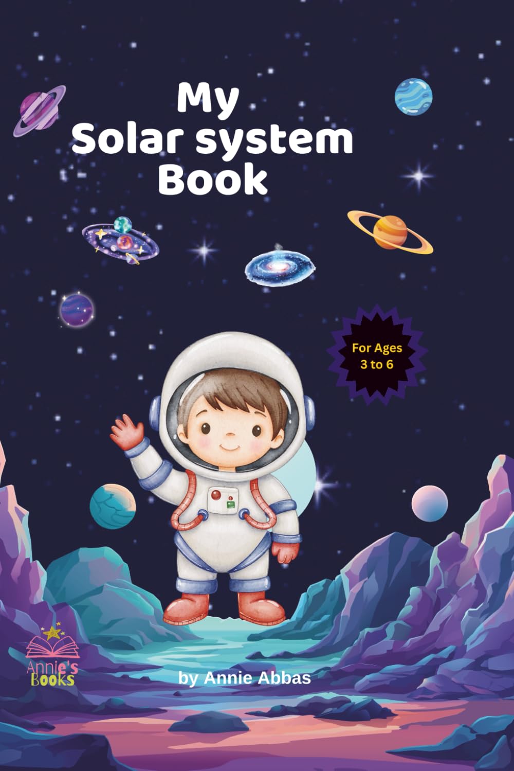 My Solar System Book: An Interactive Space Learning Book with Coloring ...