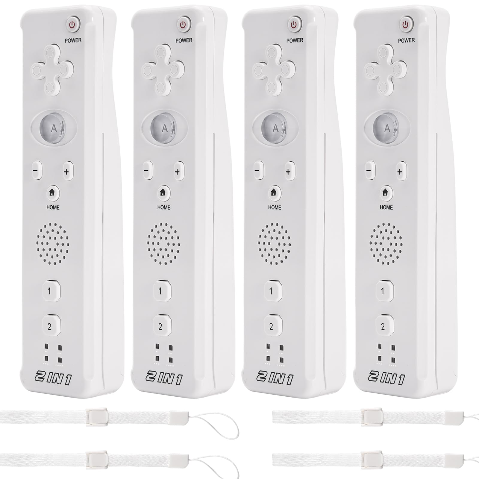 Snapklik.com : 4 Packs Replacement Wii Remote Controller