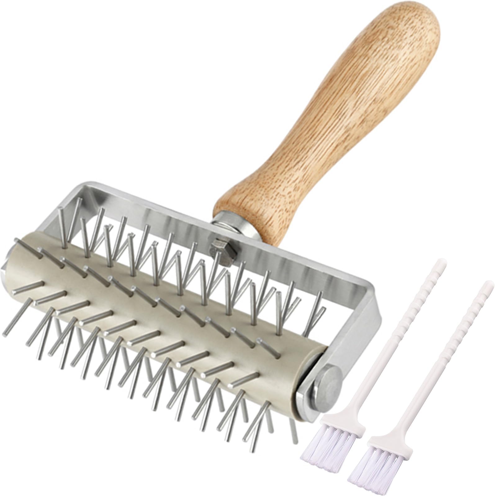 Amazon.com: Stainless Steel Pizza Dough Docker Roller,Stainless Steel ...