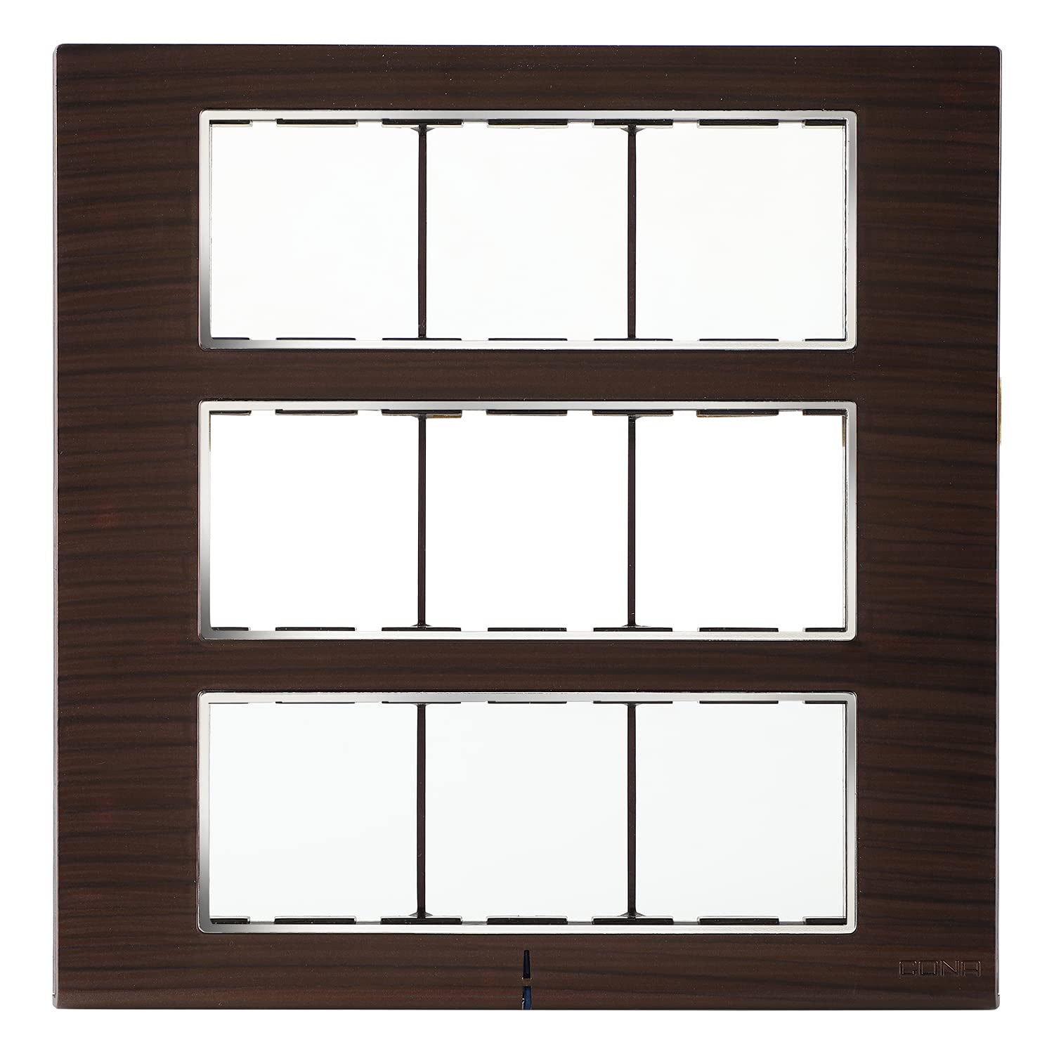 CONA 10818 Status Axis 18 Modular Plate with Blue LED Indicator, Nat ...