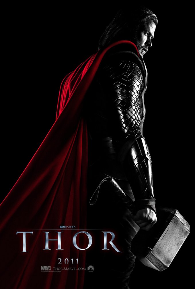 Amazon.com: THOR MOVIE POSTER 2 Sided ORIGINAL Advance 27x40 CHRIS ...