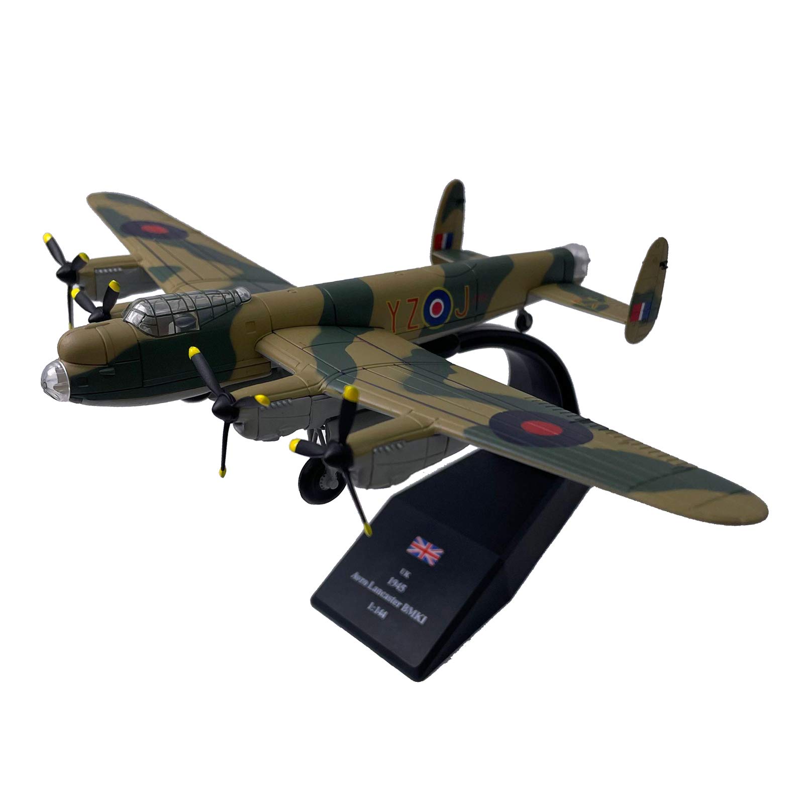 1 144 Scale Bomber Aircraft Model British Lancaster B1 Diecast ...