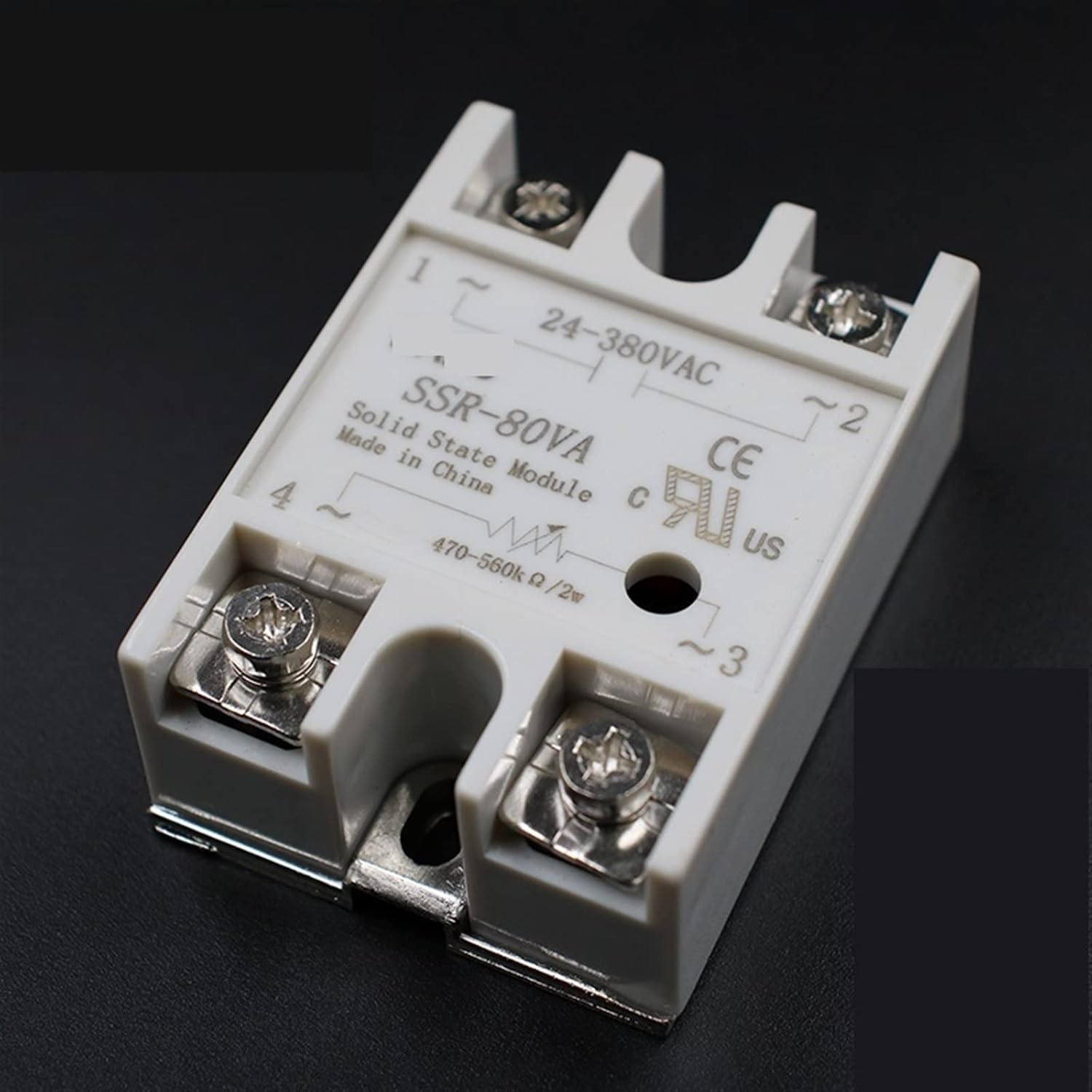 Amazon.com: 1Pcs Solid State Relay Module SSR-80VA 80A 500K Ohm to 24-380V AC SSR 80VA SSR-80 VA ...