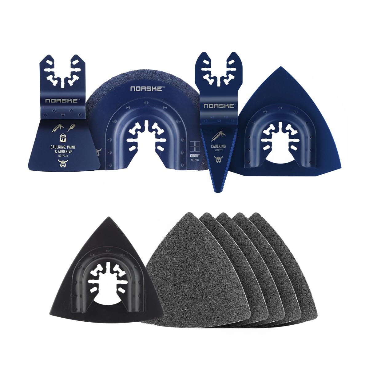 Norske Tools NOTP269 10PCS Bathroom Reno Oscillating Tool Accessory Set ...