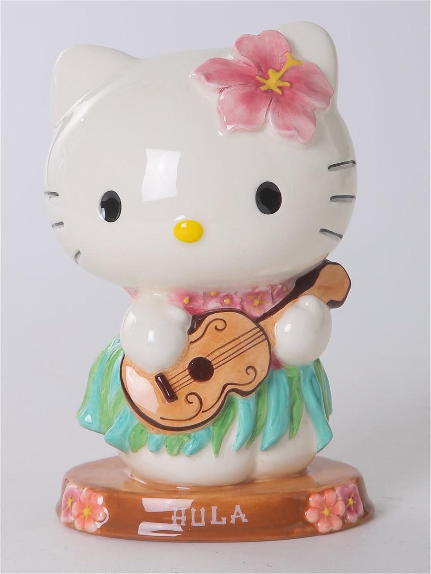 Amazon.com: Blue Sky Clayworks Hello Kitty Pretty Hula Hula Figurine ...