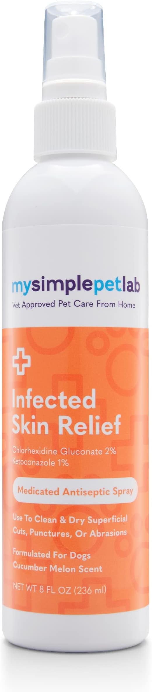 Amazon.com : MySimplePetLab Ketoconazole & Chlorhexidine Dog Spray, Hot ...
