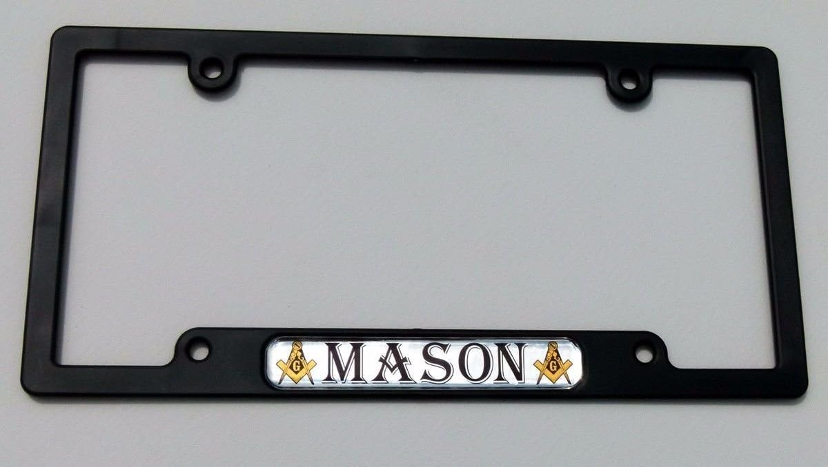 Amazon.com: Car Chrome Decals LPFC-Mason Mason, Masonic License Plate ...