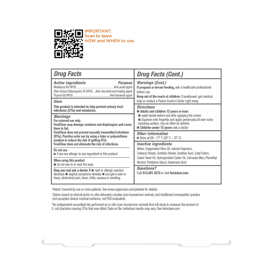 Snapklik.com : FemiClear Infection Protection Vulva Cream, Protection ...