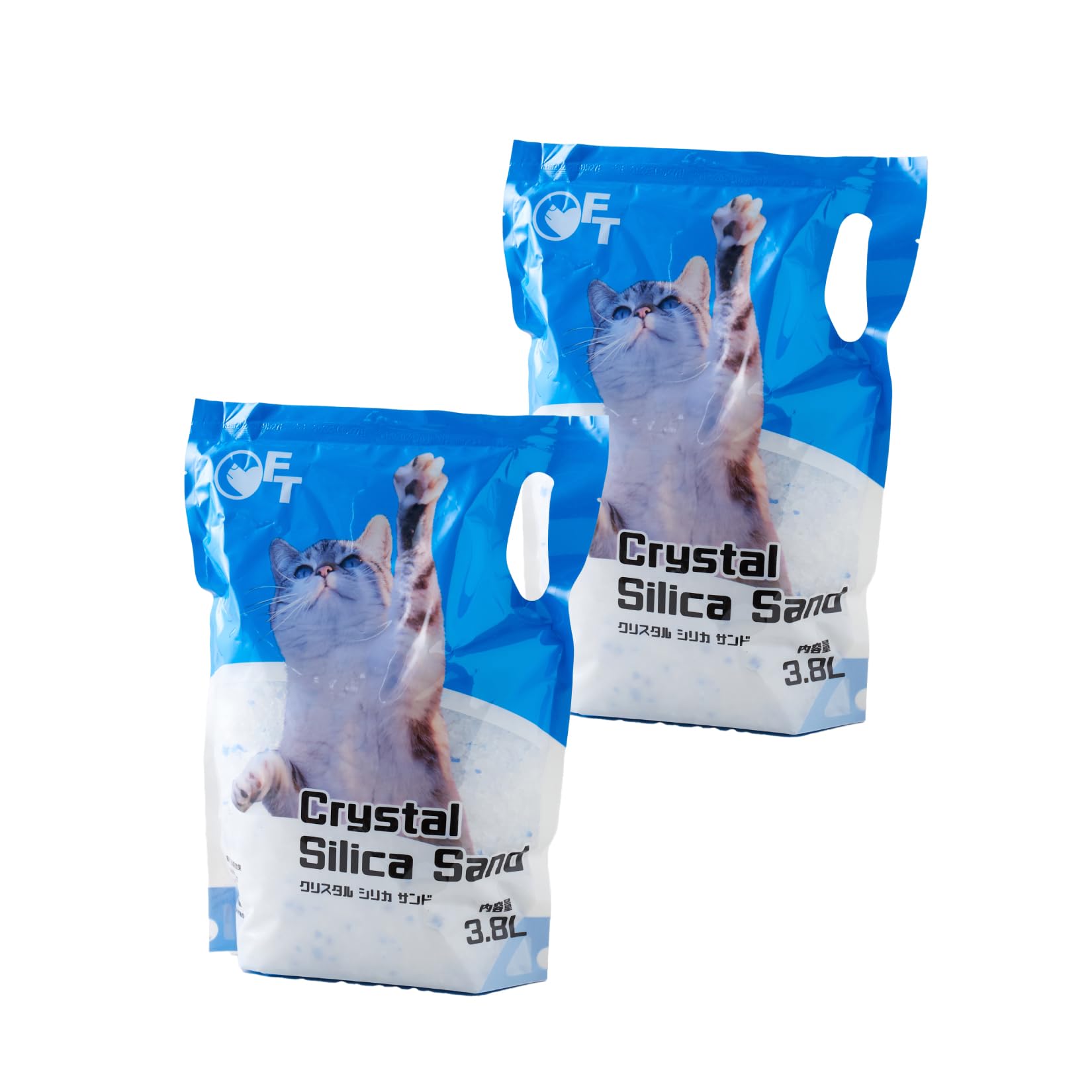 Amazon | 【OFT】 クリスタルシリカサンド 3.8L(1.5kg) 2個セット シリカゲル ネコ砂 脱臭 健康 猫砂 猫 ネコ ねこ 消臭 鉱物 砂ぼこり OFT トイレ 散らかり ...