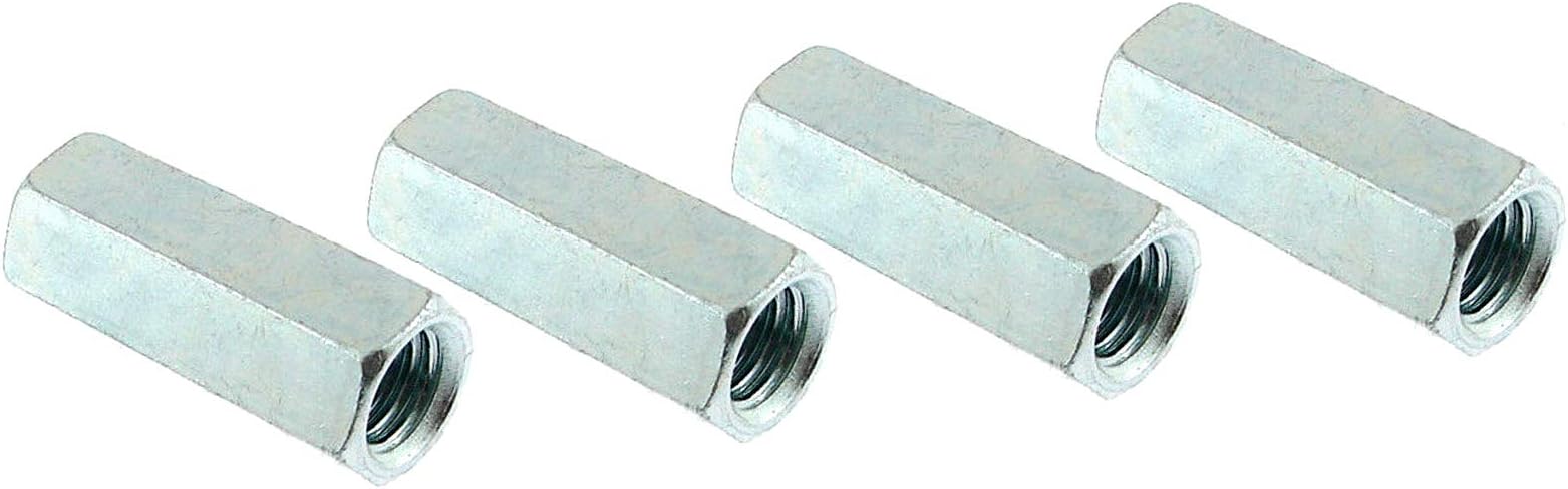 Amazon.com: 1/2"-13 Zinc Plated Threaded Rod Coupling : Industrial ...