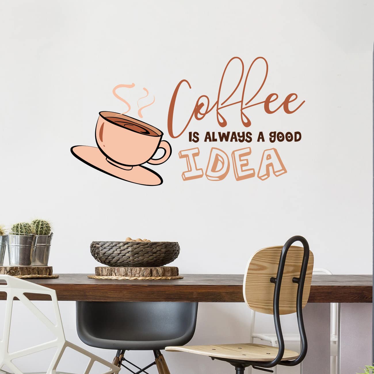 Buy Walllane - Vinyl Wall Stickers for Coffee Lovers/Self Adhesive ...