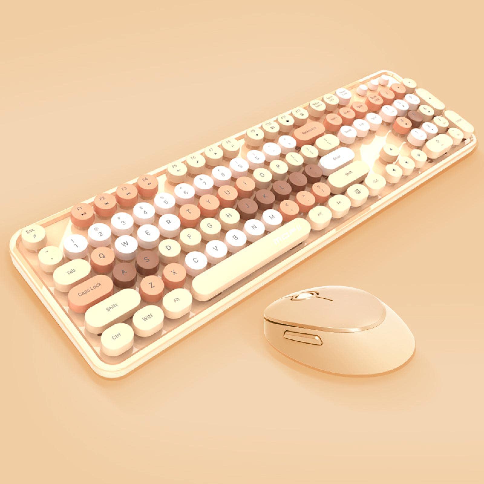 Wireless Keyboard Wireless Keyboard And Mouse Set Mute Girls Keyboard ...