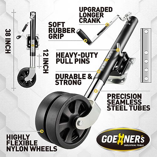 Snapklik.com : Heavy Duty Boat Trailer Jack (MAX Load 2000LBS), Trailer ...