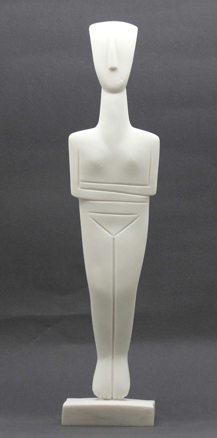 Amazon.com: Cycladic Figurine Idol Greek Art Statue Sculpture Museum ...