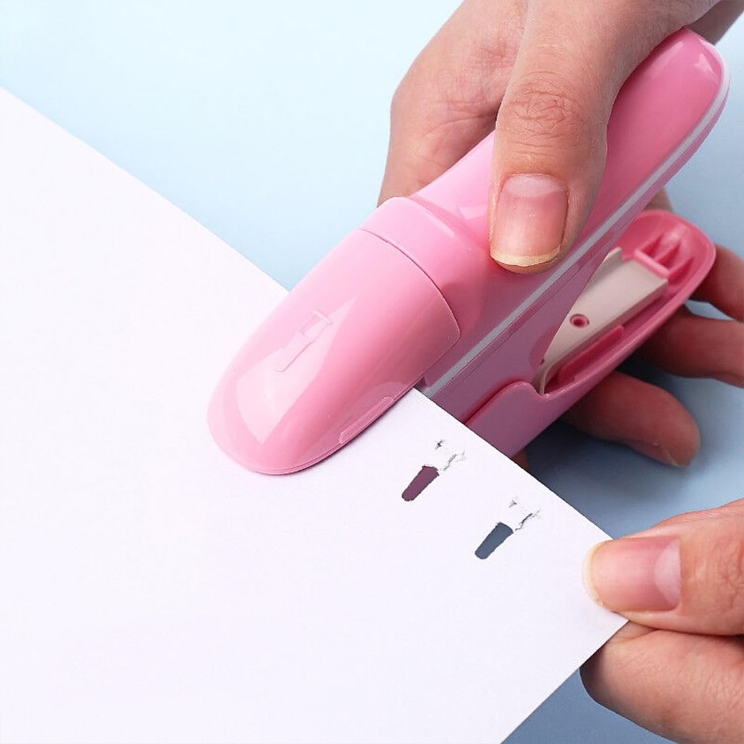 Snapklik.com : Stapleless Stapler, No Staple Stapler Paper Clinch ...