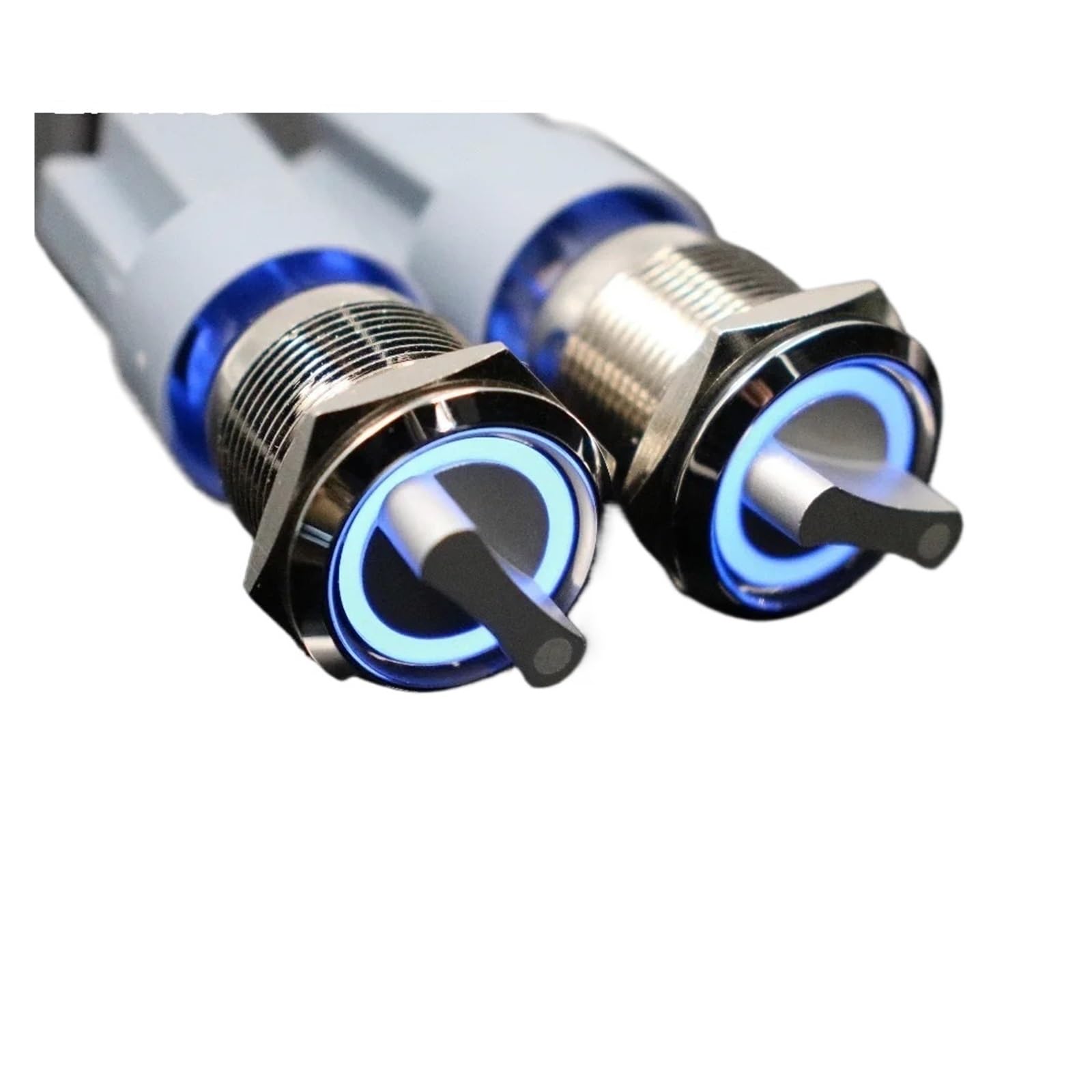 Amazon.com: PPOZYLPC 19mm Waterproof Stainless Steel DPDT Illuminated ...