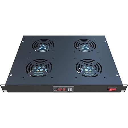 Amazon.com: RAISING ELECTRONICS Rack Mount Digital Server Fan Cooling ...
