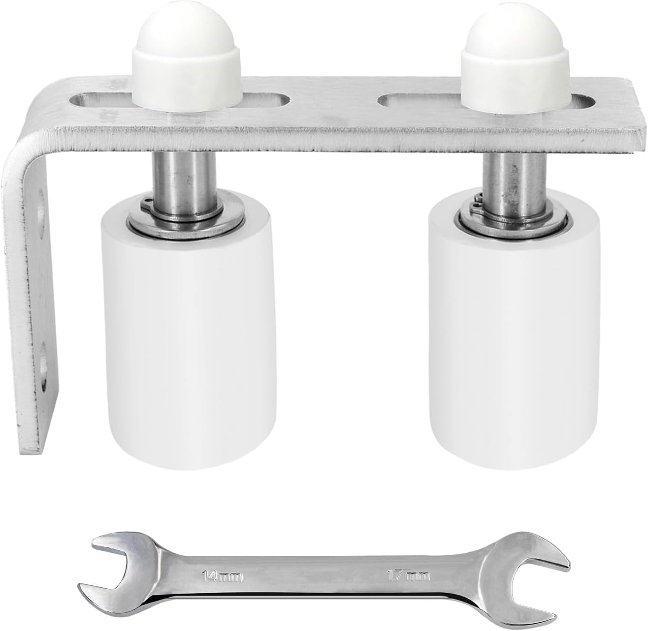 Amazon.com: Venussar Adjustable Slide Gate Guide Rollers 3" - Gate ...