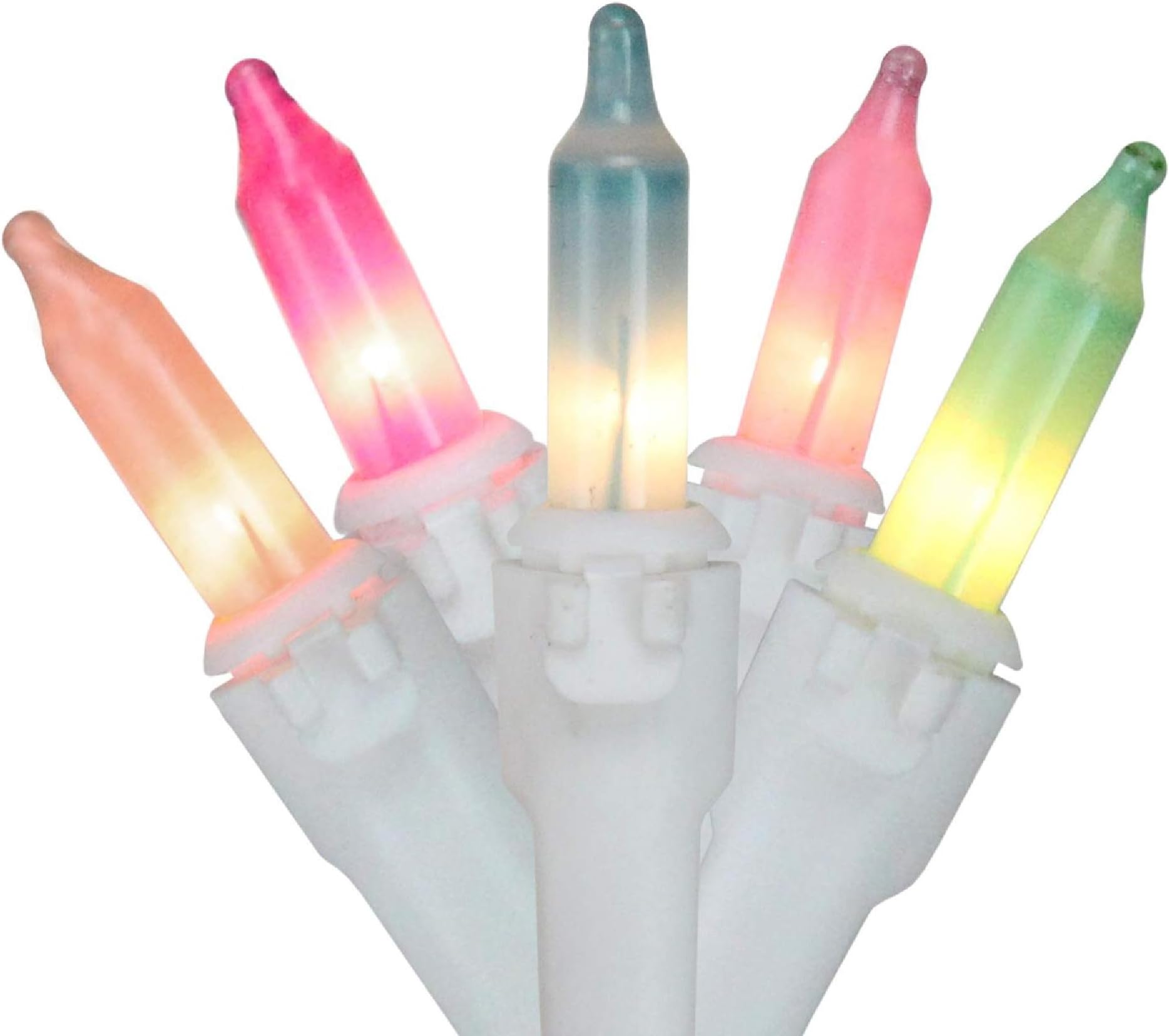 Amazon.com : 50ct Pastel Mini Christmas Light Set - Multi-Color - 10 ...
