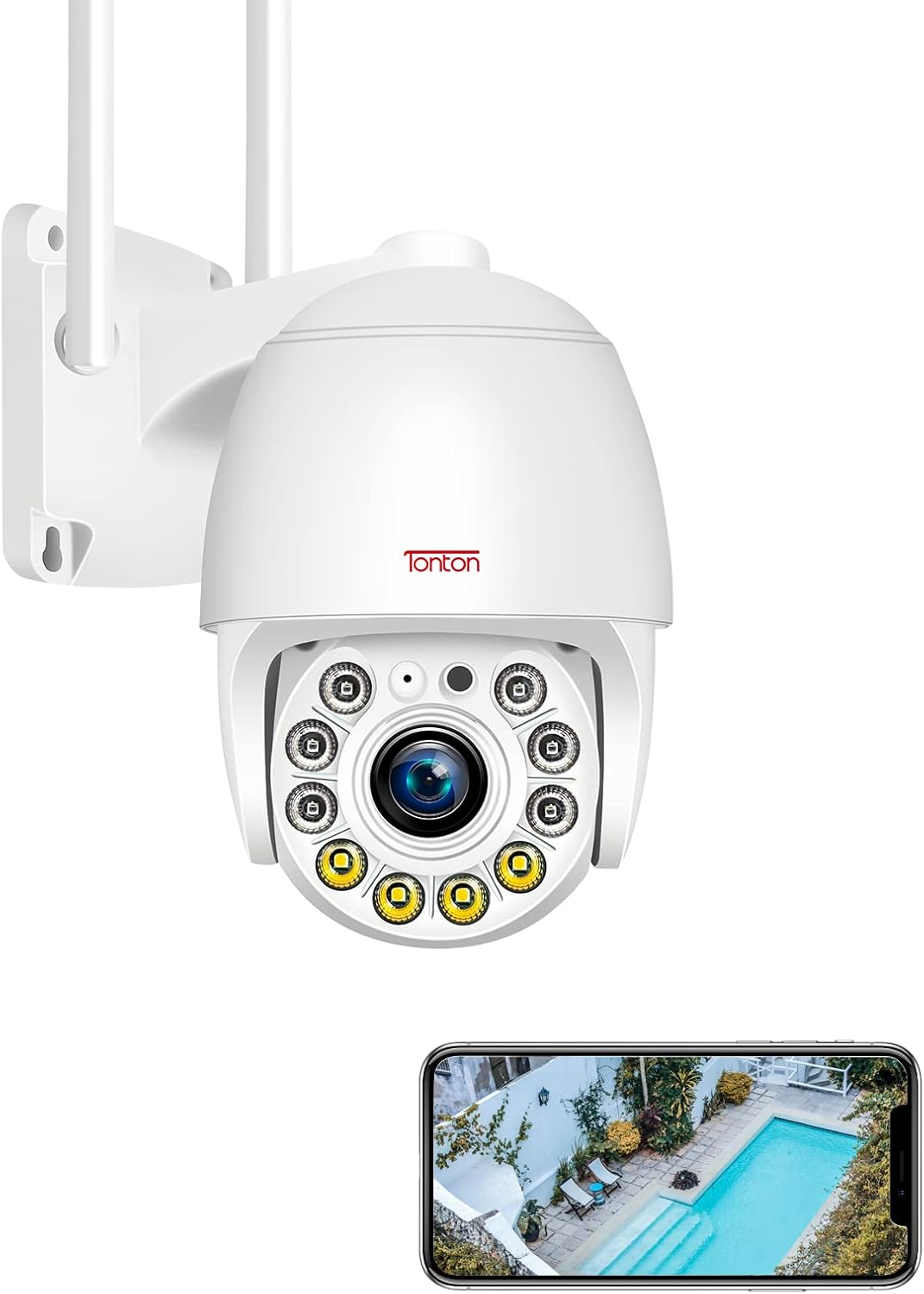 Amazon.com : [2K,Auto-Track Camera] Tonton 3MP Wireless Pan and Tilt ...