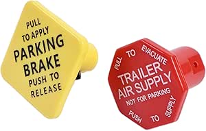 Amazon.com: Lesurey Parking Brake Valve & Trailer Air Supply Knob ...