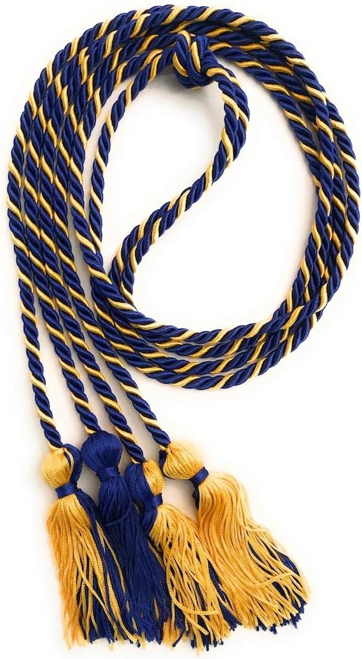 Amazon.com: Double Graduation Honor Cords (Royal Blue/Gold)
