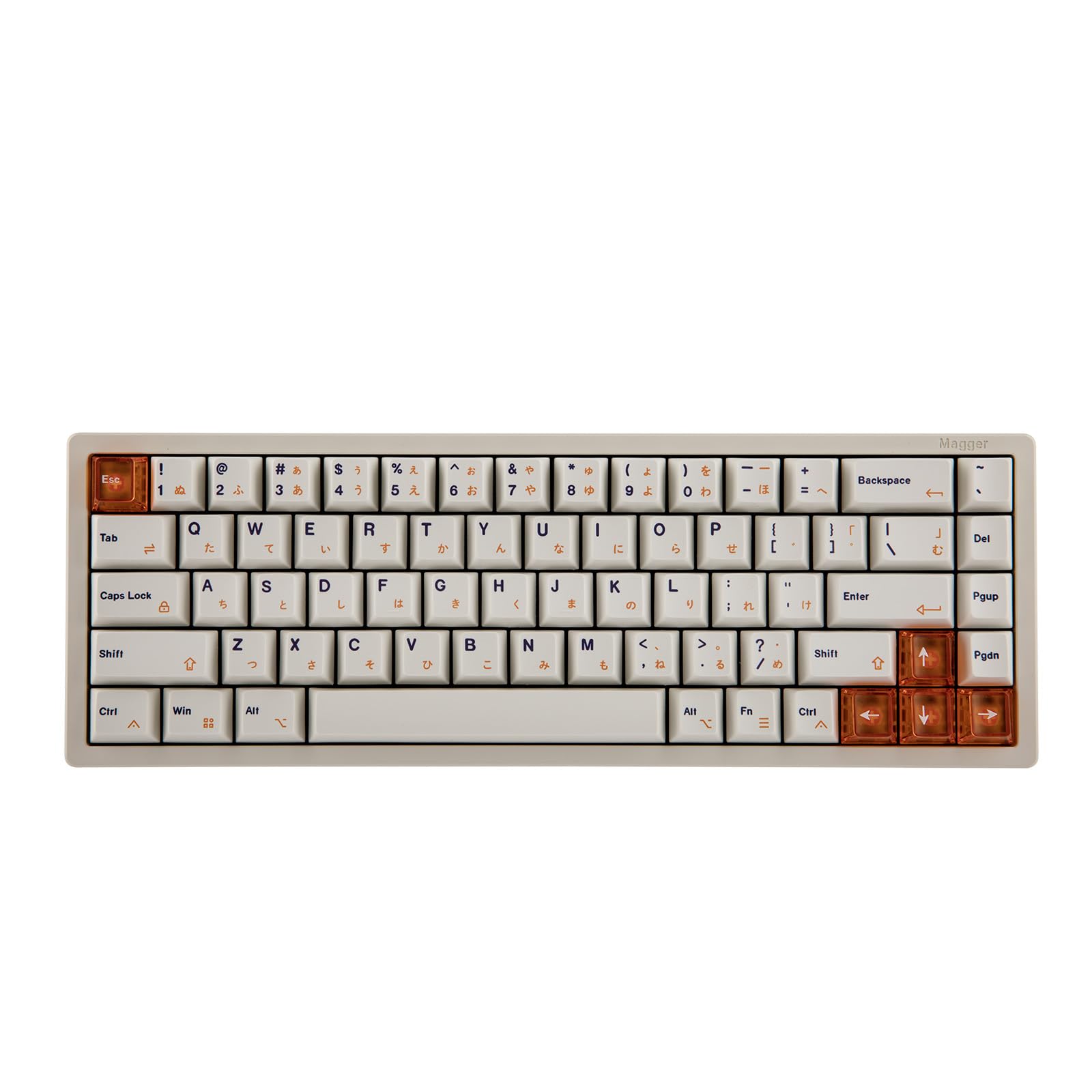 Amazon.com: MechLands Luminkey Magger 68 HE Wired Gaming Keyboard with ...