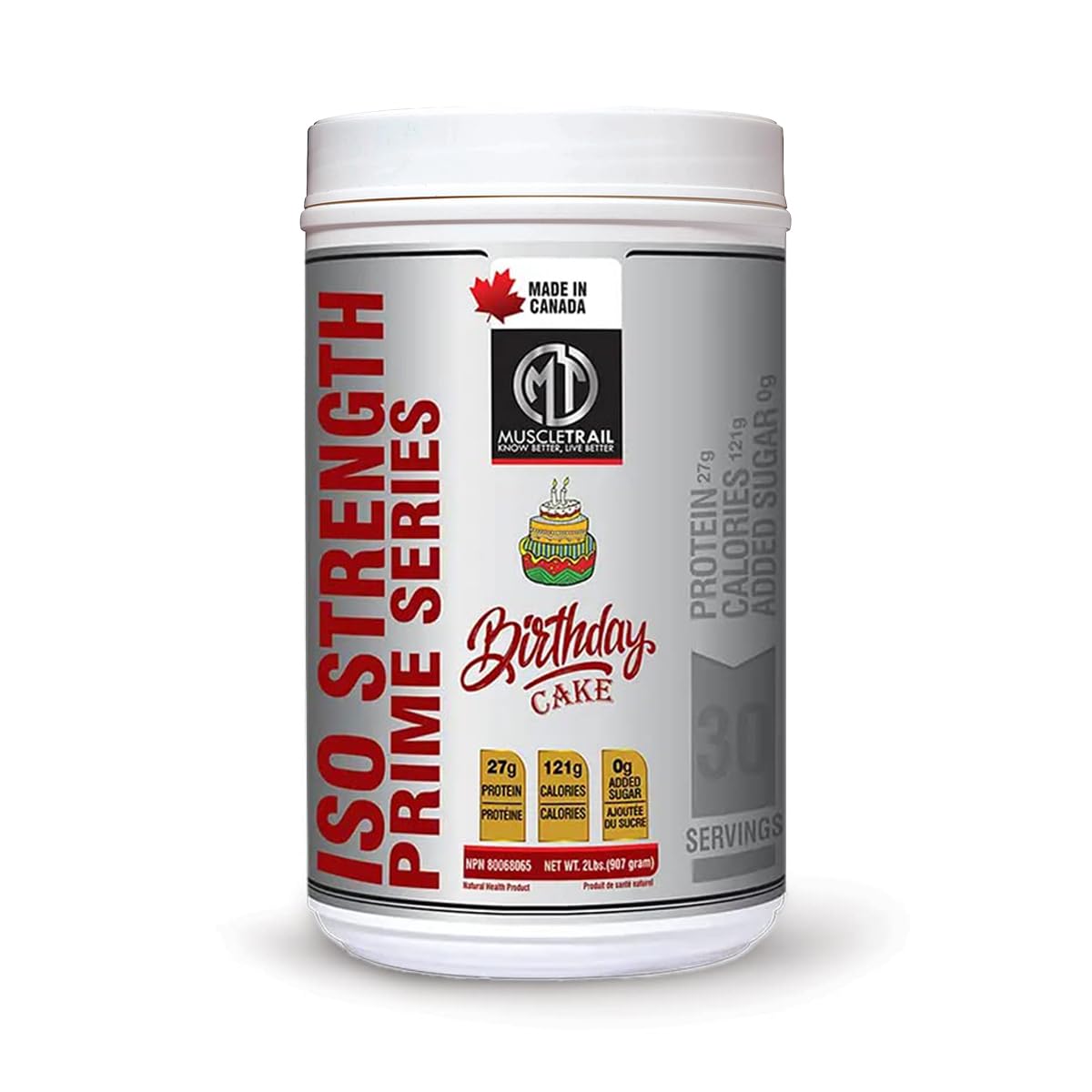 Muscletrail Iso Strength Prime Series Whey Protein Isolate Birthday ...