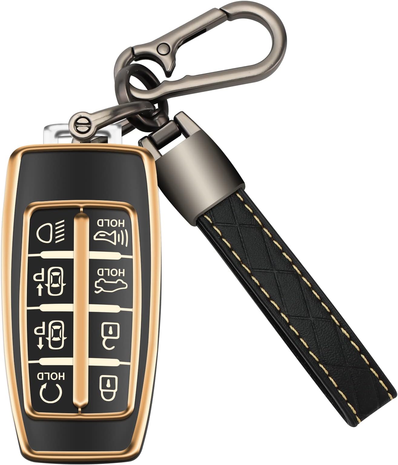 Amazon.com: COZLA for Genesis Key Fob Cover with Keychain Soft TPU Car ...