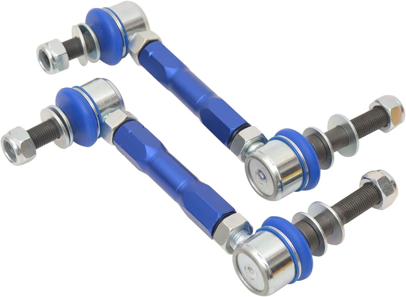 JS SUPER WORK Adjustable Sway Bar Link, Front Stabilizer Bar Link Kit ...