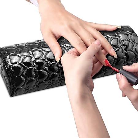 Amazon.com: Nail Pillow Hand Rest for Nails, Washable PU Leather Nail ...