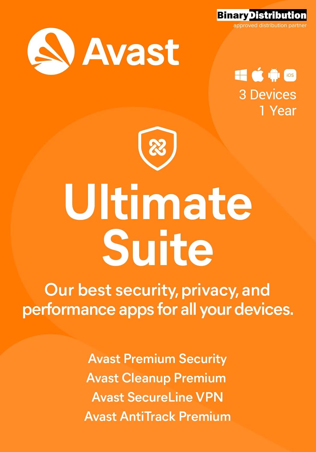 Avast Ultimate 2023 3 Device 1 Year Antivirus Cleaner VPN AntiTrack Avast Ultimate 2023 3 Device 1 Year Antivirus Cleaner VPN AntiTrack