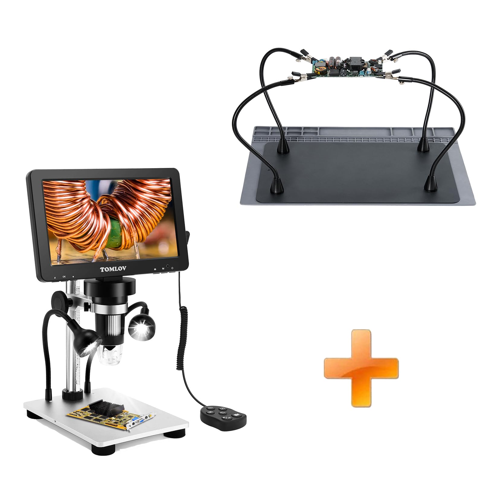 TOMLOV SH01 Helping Hands Soldering Station, Flexible Third Hand ...