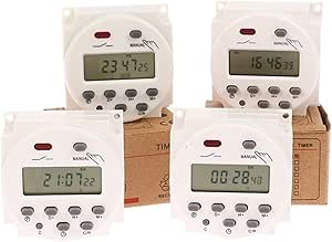 Amazon.com: GHNUPQ 220V 110V 24V 12V CN101A Digital LCD Power Timer ...