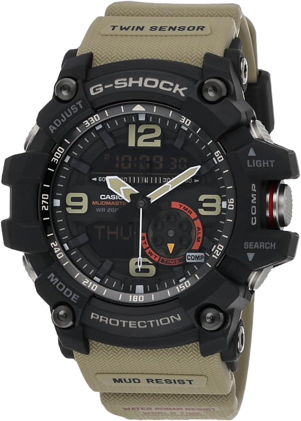 G-SHOCK GG1000-1A5 Mens Beige Analog/Digital Watch with Beige Band ...