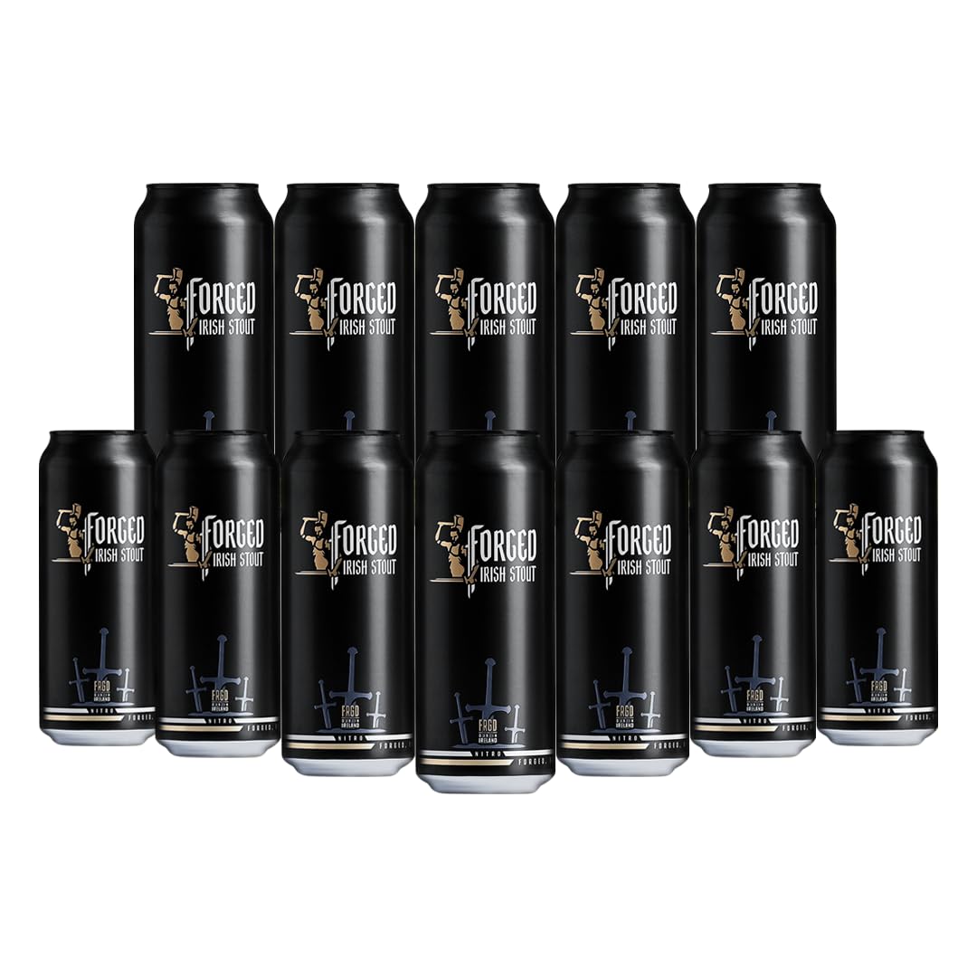 Forged Irish Stout by Conor McGregor 440ml Cans (4.2% ABV) (12 Pack ...