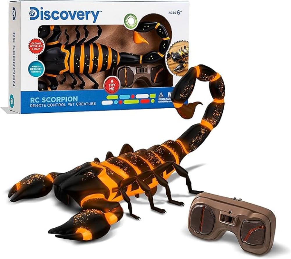 Discovery 1312007001 - RC Scorpion - Ferngesteuerter Feuerskorpion mit ...