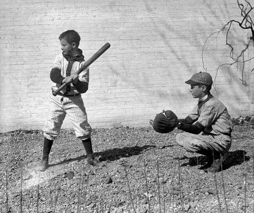 Amazon.com: BOYS PLAYING BASEBALL 1920s 8X10 PHOTO: Photographs ...