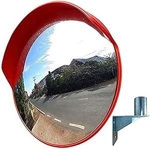 Amazon.com: Traffic Mirror Convex Mirror Orange Road Signal Wide-Angle ...