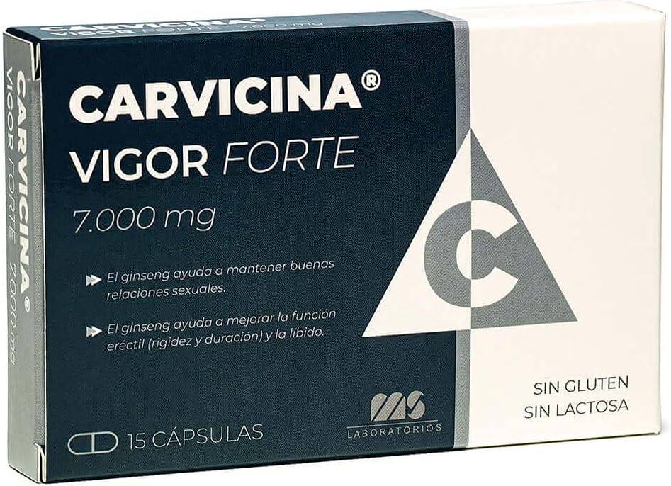 Carvicina Vigor Forte 7.000 mg - 15 capsulas | Maca, tribulus ...