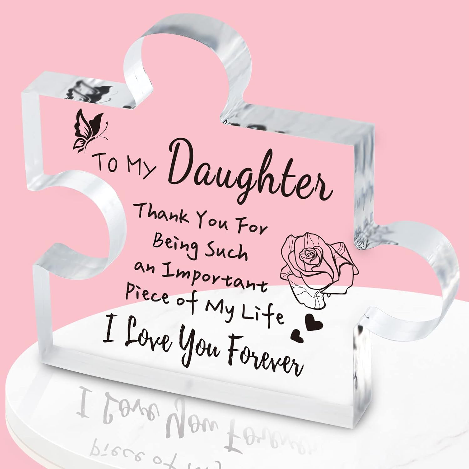 Amazon.com: Daughter Gifts for Sister, Personalized Engraved Acrylic ...
