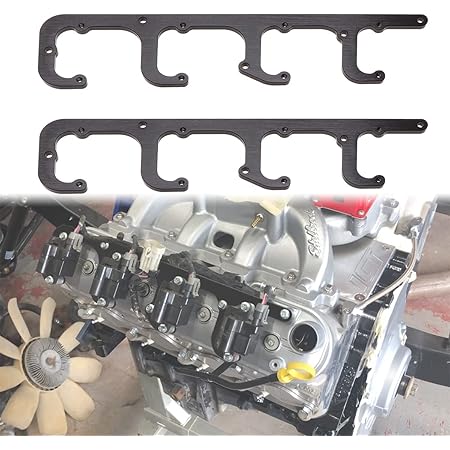 Amazon.com: ICT Billet LS Coil Brackets Compatible with Holley AMP EFI ...