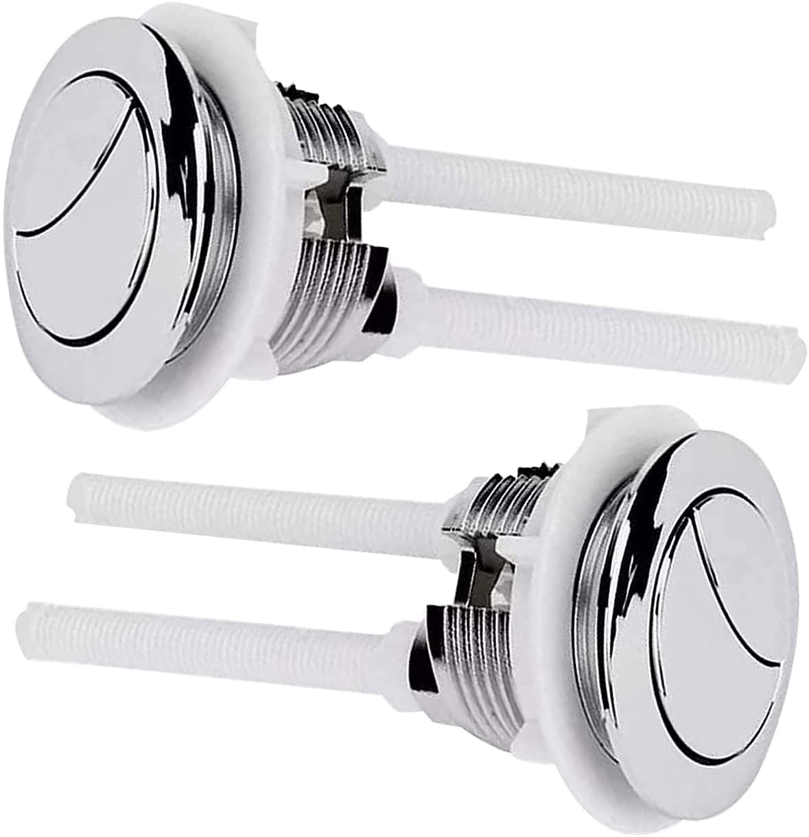 Buy Smilcloud 3 Pack Standard 38 mm Toilet Buttons, Flushing Dual Rod ...