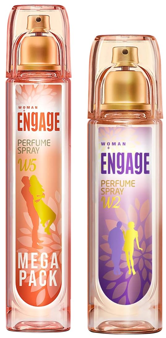 Buy Engage Perfume Spray W5 for Women, Floral and Fruity, Skin Friendly ...